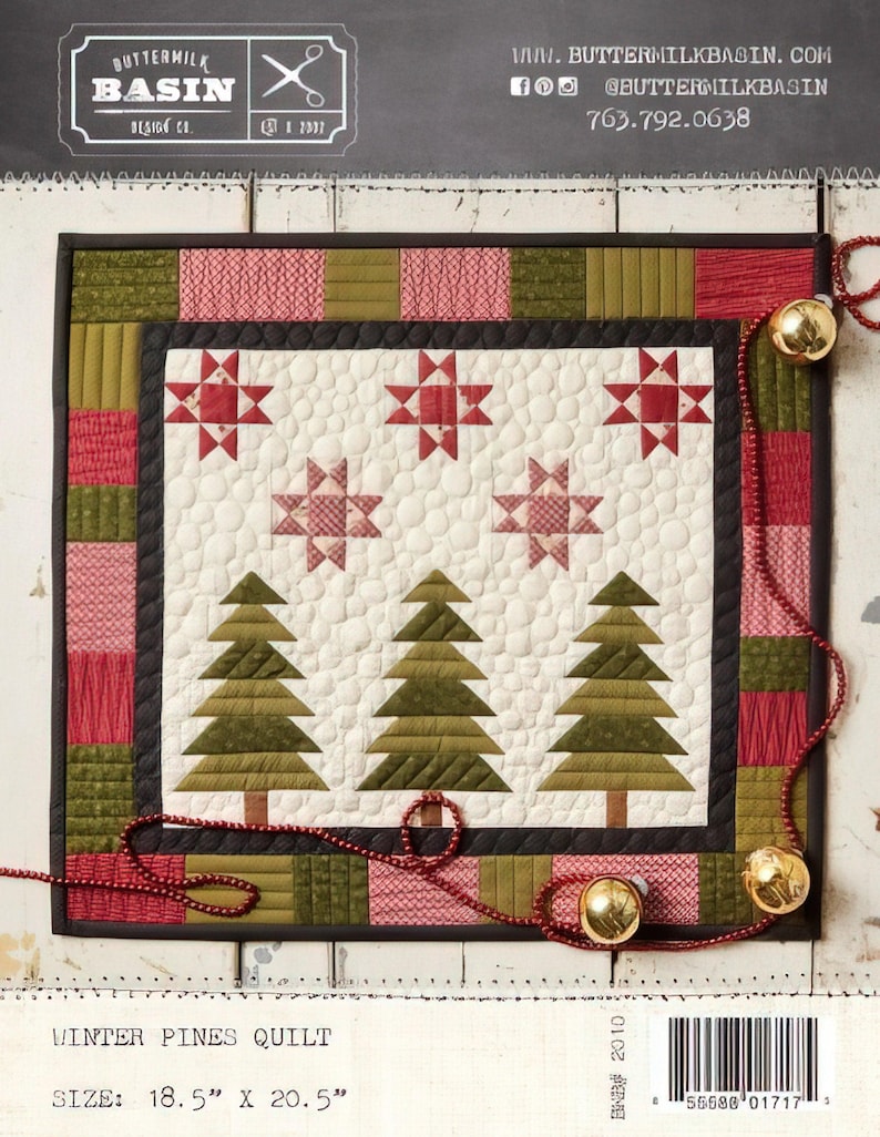 Winter Pines Quilt Pattern by Stacy West, Buttermilk Basin - Holiday ...