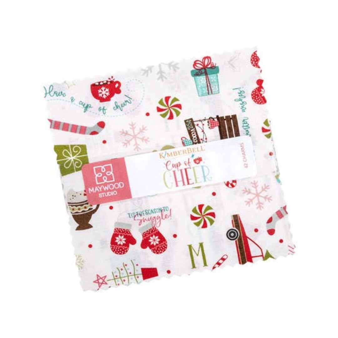Christmas Inspired Charm Fabric 5in X 5in Squares, Kimberbell Fabric ...