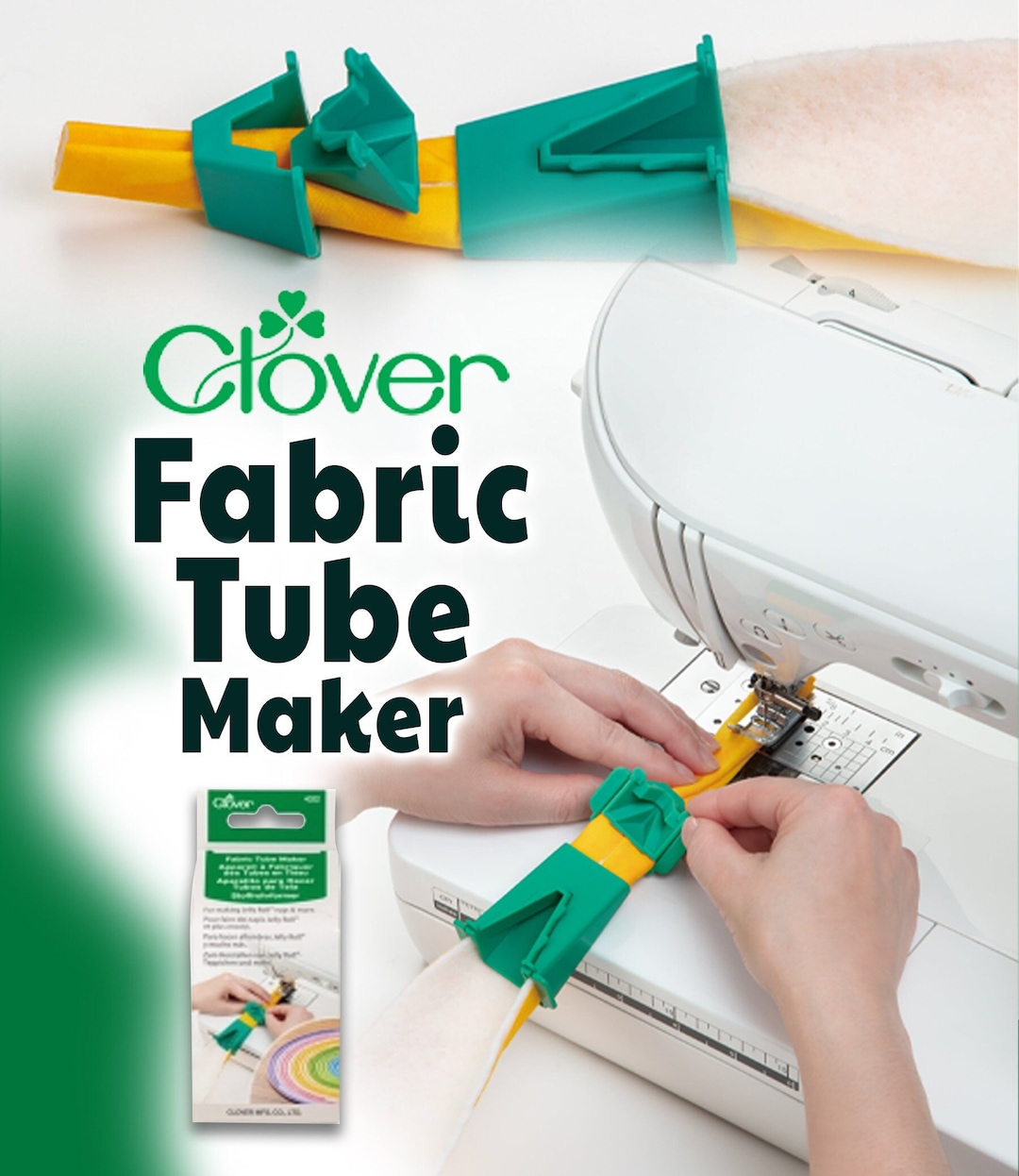 Clover Fabric Tube Maker is Great for Accomplishing Two - Etsy