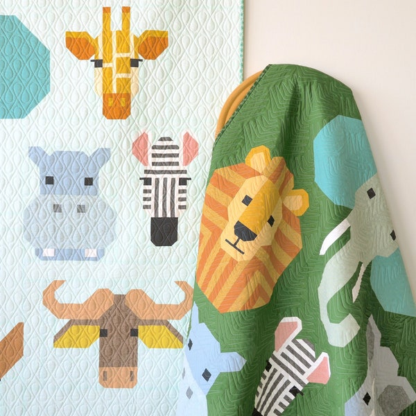 Safari Quilt Pattern - Etsy