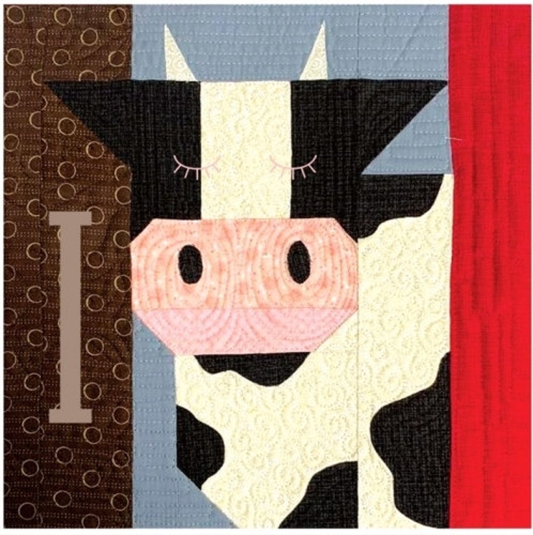 Bessy the Cow Block Kit - Fun on the Farm - Etsy