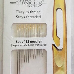 The Needle Lady's Side Threading Needles 12pc by Sew Right Easy Thread ...