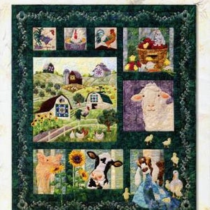 And on That Farm and A Moo Moo There Applique Quilt Farm Inspired ...