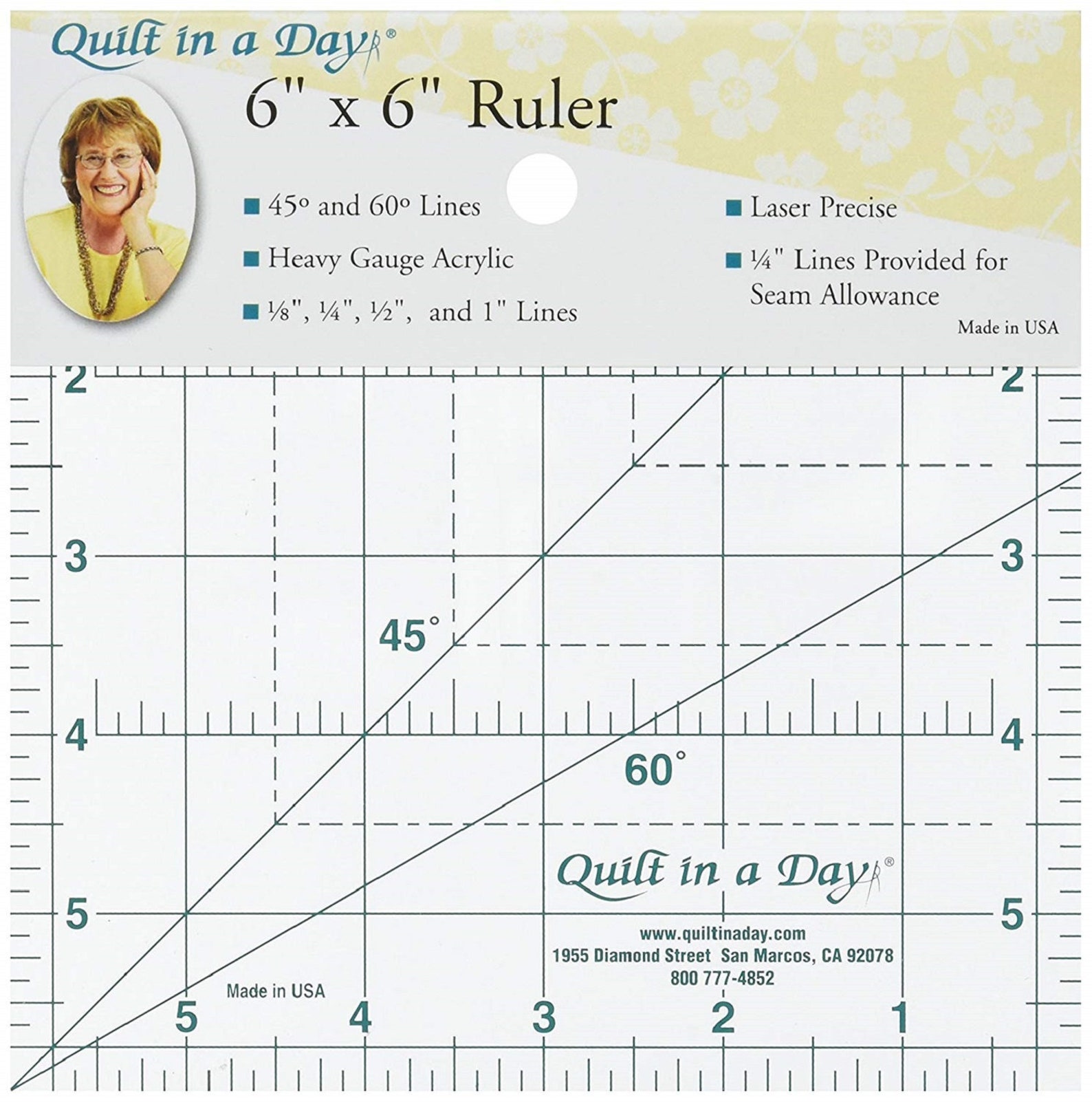 6 Inch Square up Ruler by Quilt in a Day | Etsy