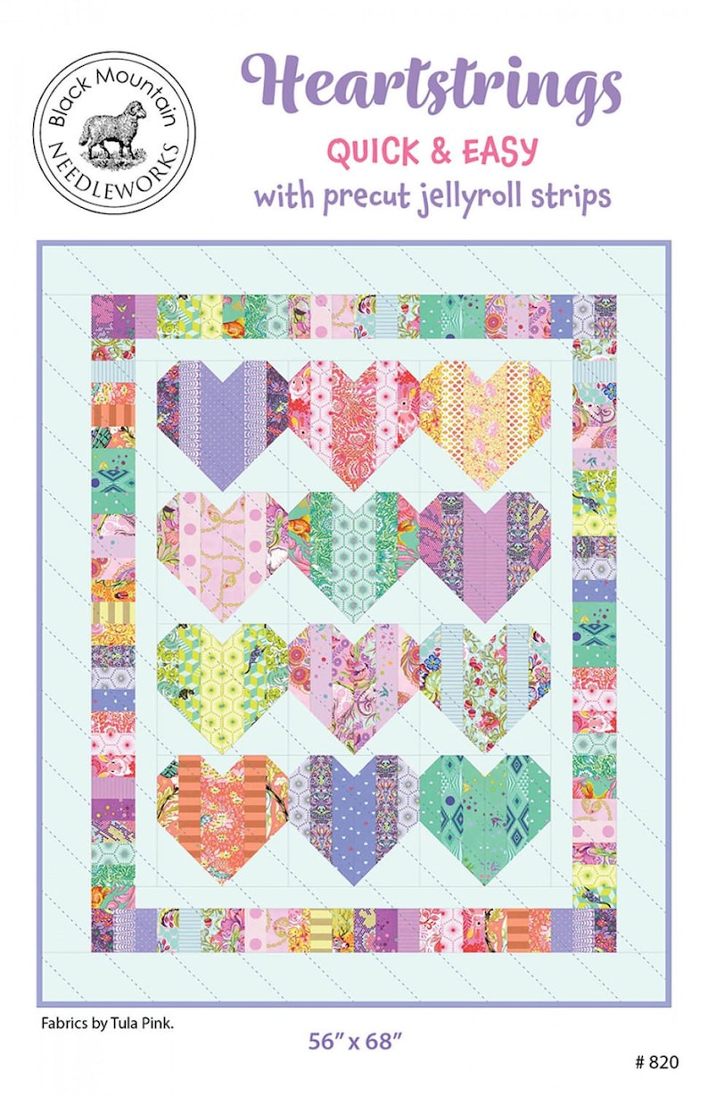 Heartstrings Quilt Pattern by Black Mountain Needleworks - Etsy
