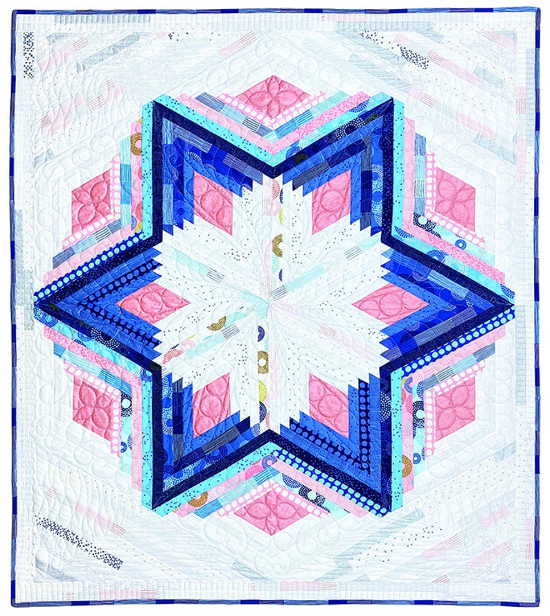 Diamond Log Cabin Quilt Kit Ruler and Book Precut Fabric - Etsy