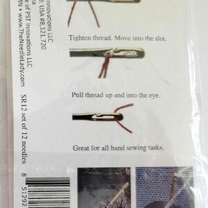 The Needle Lady's Side Threading Needles 12pc by Sew Right - Easy ...