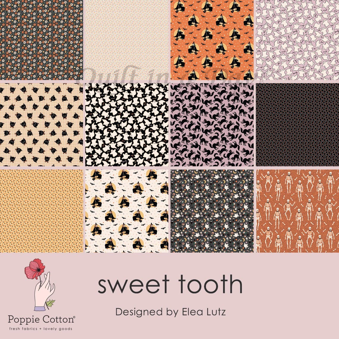 Little Witch - Orange - Sweet Tooth Collection by Elea Lutz for Poppie ...