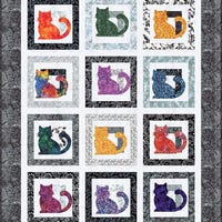 Scaredy Cat Mini Quilt Kit + Pattern - Etsy Canada