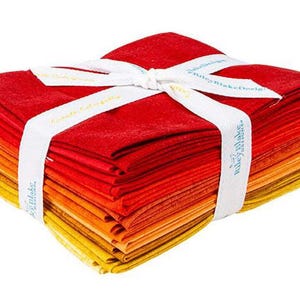 Riley Blake - Shades Sunset Fat Quarter Bundle 11 Pcs - Orange, Yellow ...