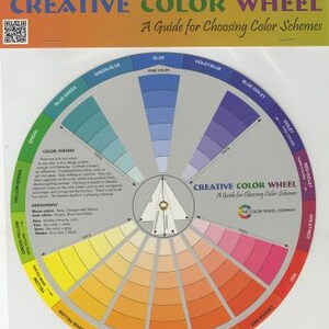 Color Wheels, Ultimate 3-in-1 Color Tool, 24 Color Cards With Numbered ...