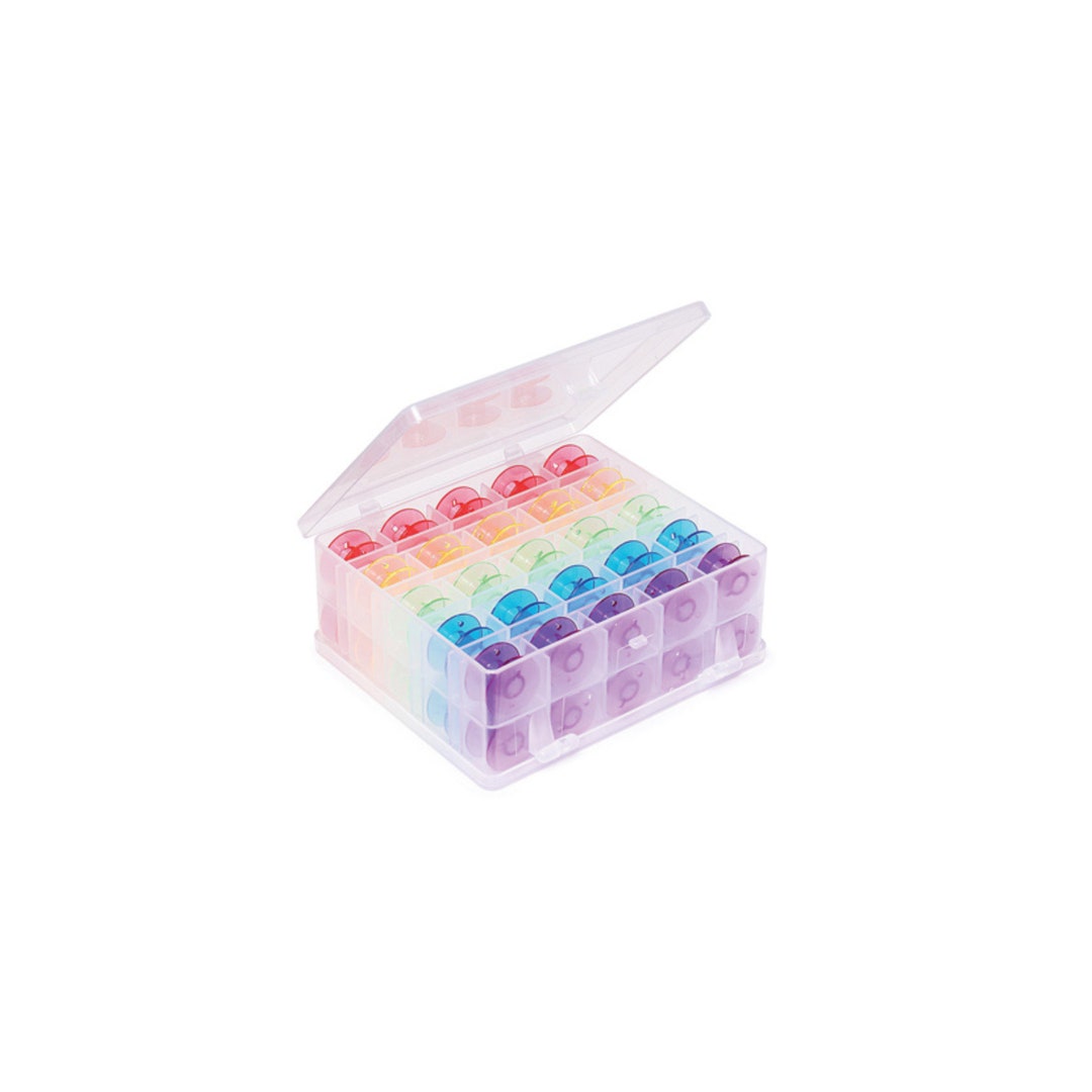 Double Sided Rainbow Bobbin Box by Hemline, Bobbin Storage Organizer ...