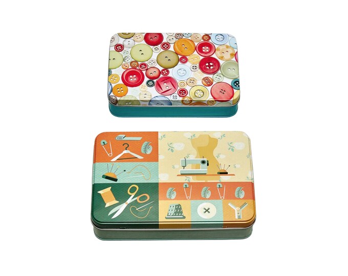Super Cute Metal Quilting Themed Tins, Great Gift Idea, Sew Tasty ...