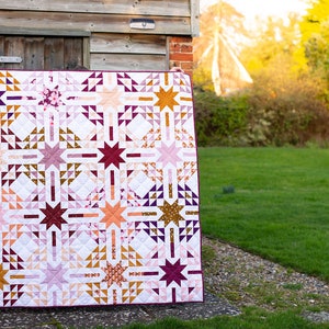 Aglow Quilt Pattern by Morgan Mccollough From Modernly Morgan - Fat ...