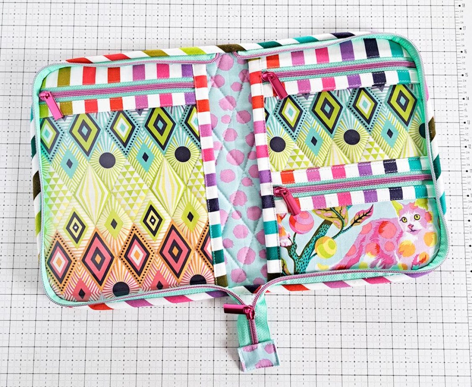 Atlas Zipper Case Pattern From Center Street Quilts - Etsy