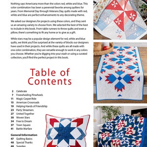 Americana Quilts Booklet by Annie's - 11 Designs to Celebrate Red ...