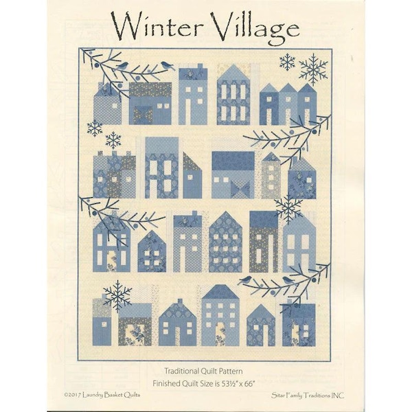 Winter Quilt Pattern - Etsy