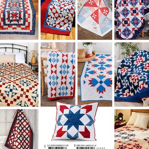 Americana Quilts Booklet by Annie's - 11 Designs to Celebrate Red ...