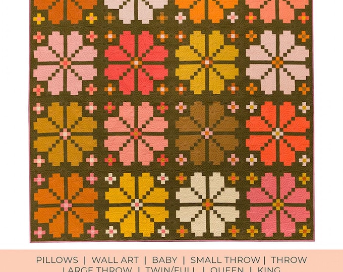 Ornamental Quilt Pattern by Marlous Designs - Fat Eighth Friendly Quilt ...