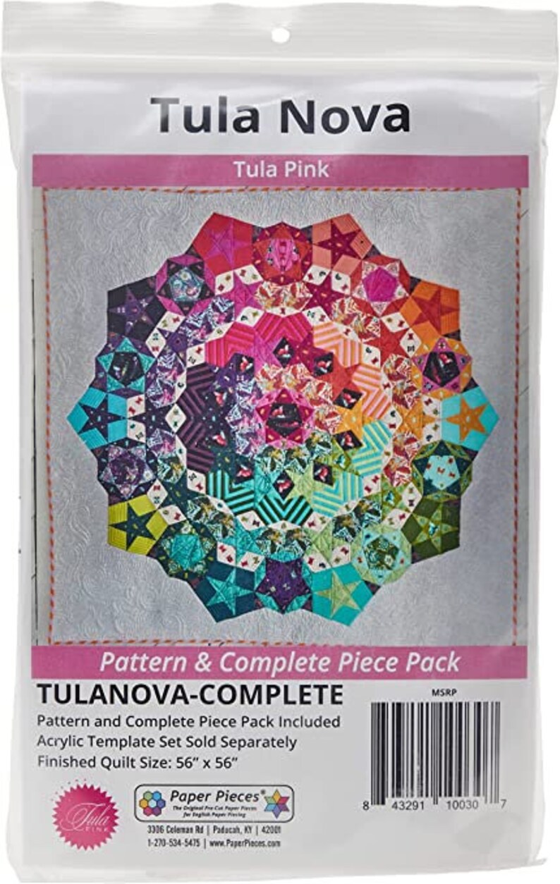 Tula Nova Quilt Complete Piece Pack /pattern Included by Paper - Etsy