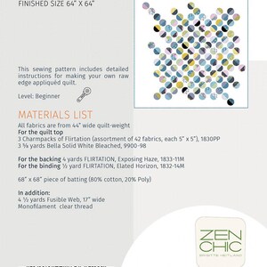 Dots on Point Quilt Pattern by Brigitte Heitland Zen Chic - Modern ...