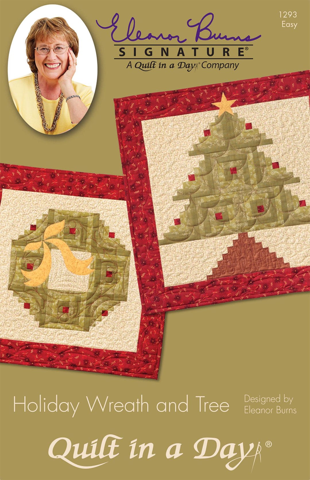 Holiday Wreath and Tree: Eleanor Burns Signature Pattern for Quilt in a ...