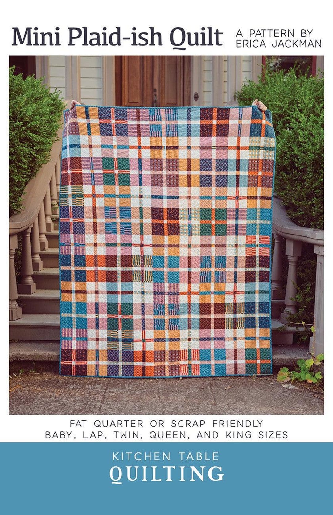 Mini Plaid-ish Quilt Pattern by Kitchen Table Quilting - Fat Quarter ...