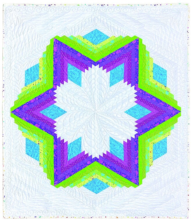 Diamond Log Cabin Quilt Kit by Quilt in a Day Eleanor Burns - Etsy Canada