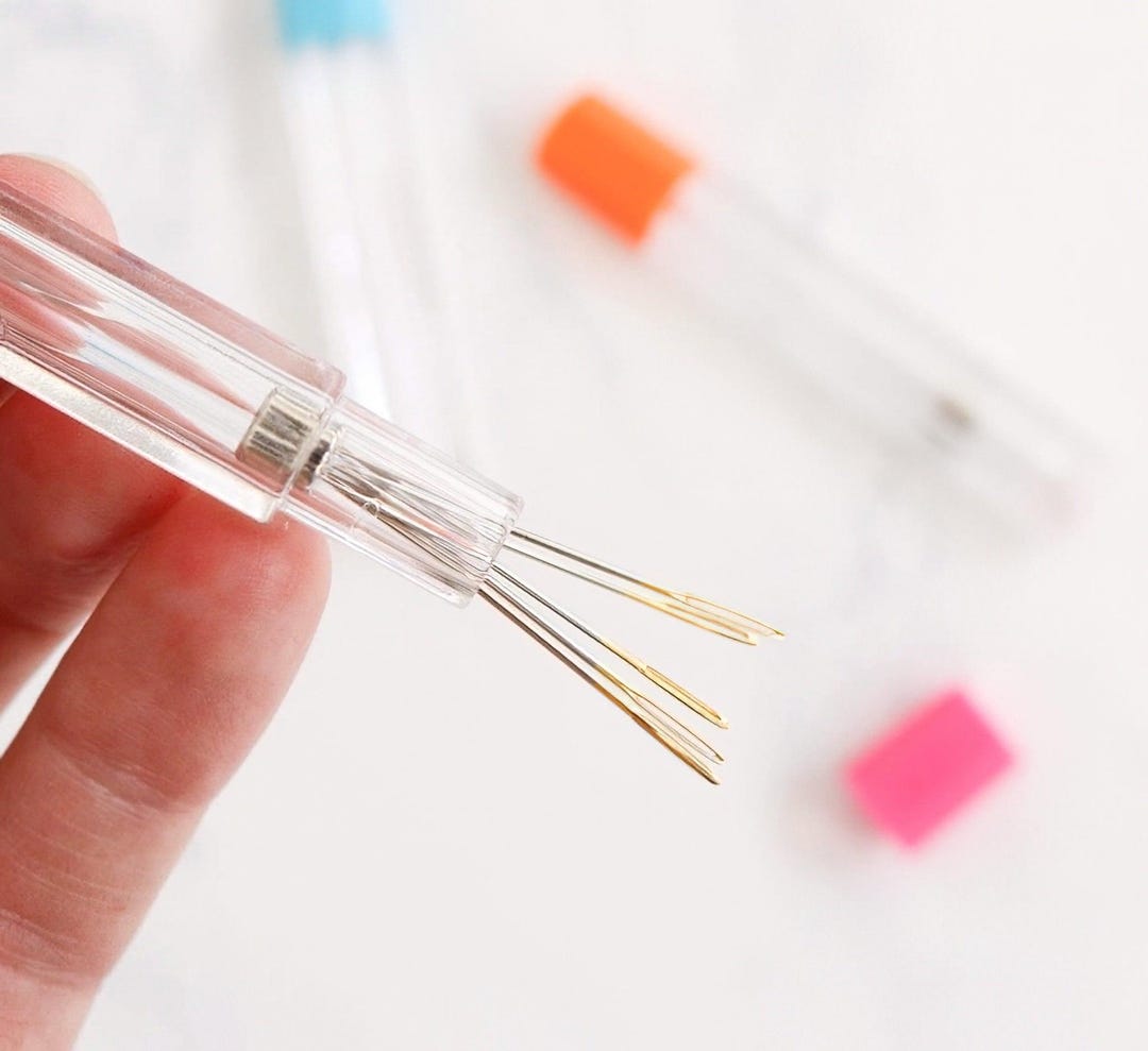 Needle Storage Tubes by Dritz, Internal Magnet Brings the Needles to ...