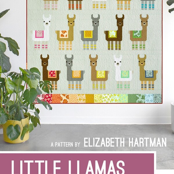 Llama Quilt Pattern - Etsy