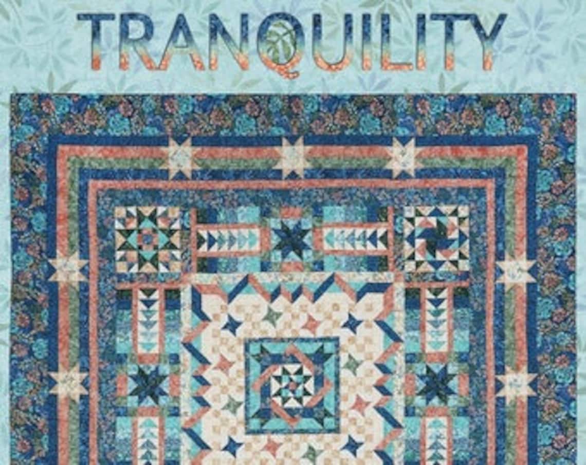 Tranquility Quilt Pattern by Wing and a Prayer Blue Quilts - Etsy