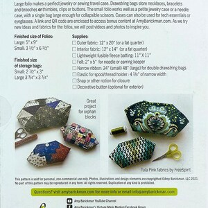 Fold & Go Folio Pattern by Amy Barickman - Jewelry, Essentials, and ...