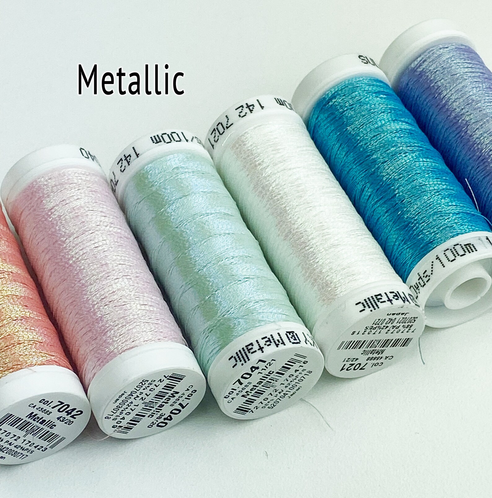 Super Cute Metallic Thread Sampler by Sulky of America - Etsy