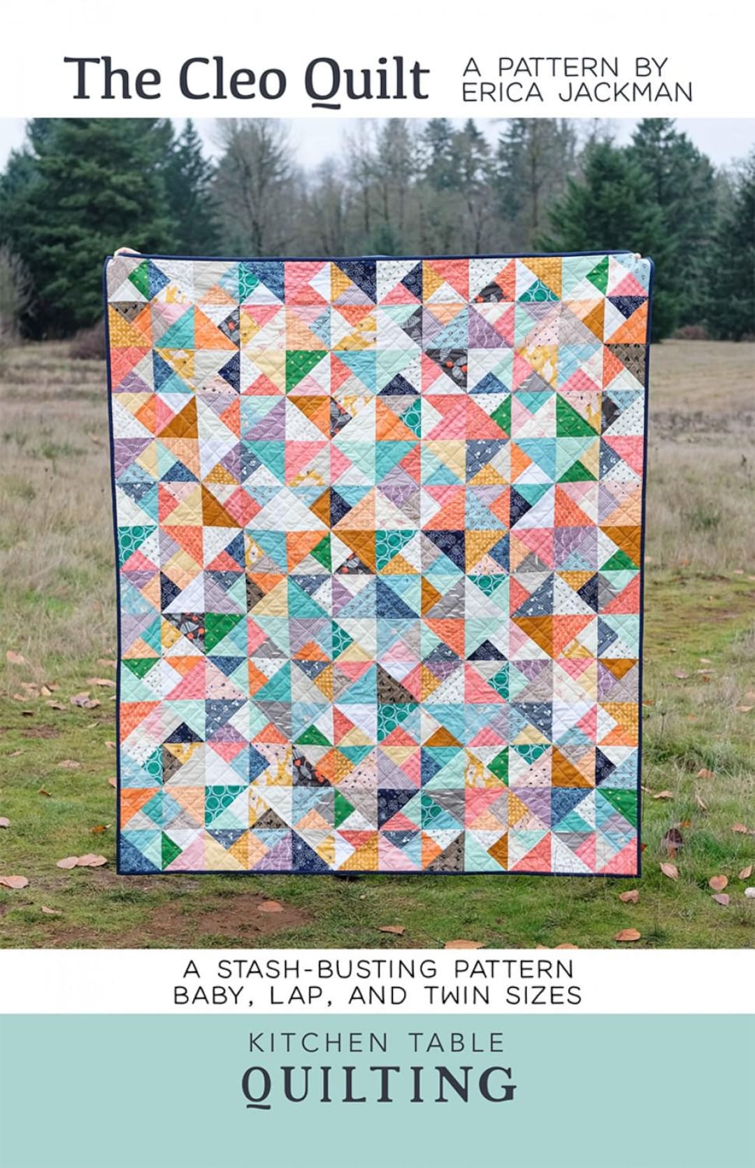The Cleo Quilt Pattern, Super Cute Modern is Great for Scraps, Leftover ...