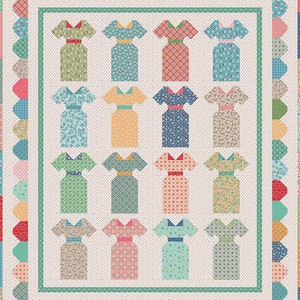 Millie's Dresses Quilt Pattern by Lori Holt It's Sew Emma - Etsy