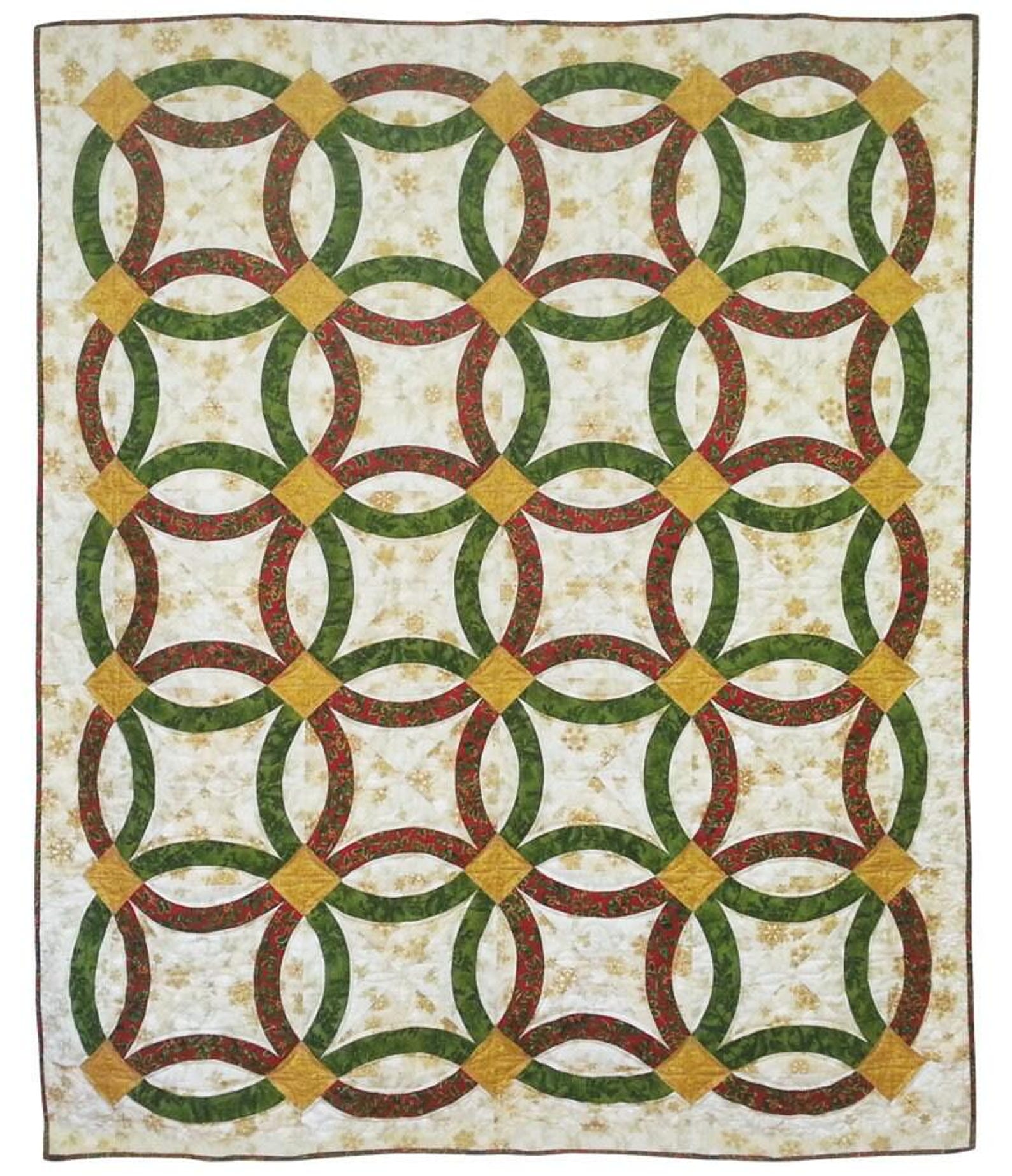 Nouveau Wedding Ring Digital Download Quilt Pattern - Eleanor Burns ...