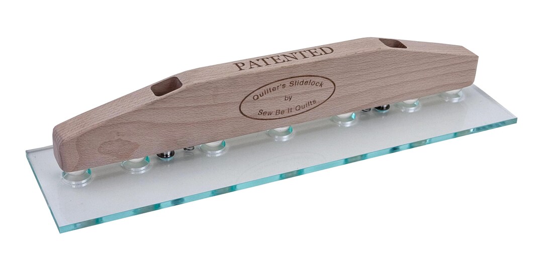 14 Inch CLEAR Edge Quilter's Slidelock, Quilting Ruler Perfect for Non ...