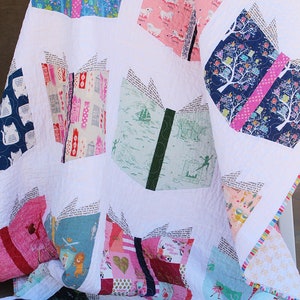 Angela Pingel Designs: Book Nerd Quilt Pattern - Fat Quarter Friendly ...