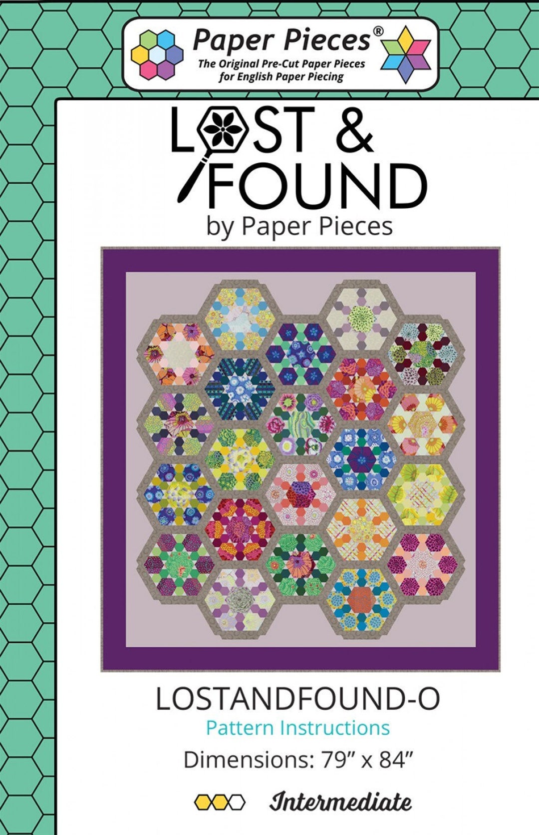Lost & Found Quilt Pattern and Piece Pack From Paper Pieces English ...