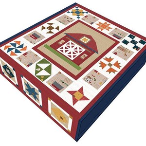 Riley Blake Country Life Barn Quilt Boxed Kit, Farm Quilt Patterns ...