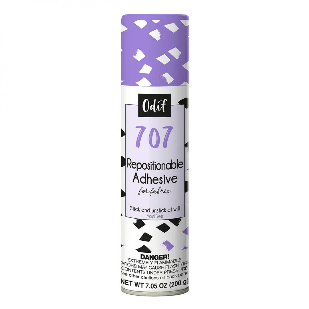 707 Repositionable Adhesive (7.05 Oz), Spray Fabric, Appliqués, Badges ...