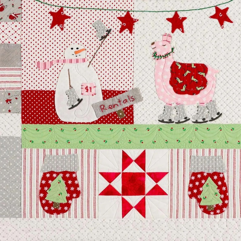 Merry Merry Snow Days BOM Quilt Pattern by Bunny Hill Designs - Etsy