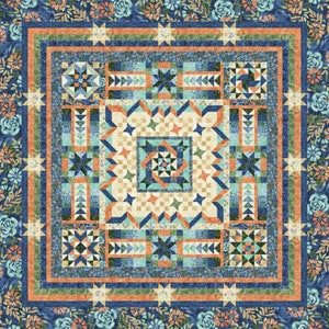 Tranquility Quilt Pattern by Wing and a Prayer Blue Quilts - Etsy