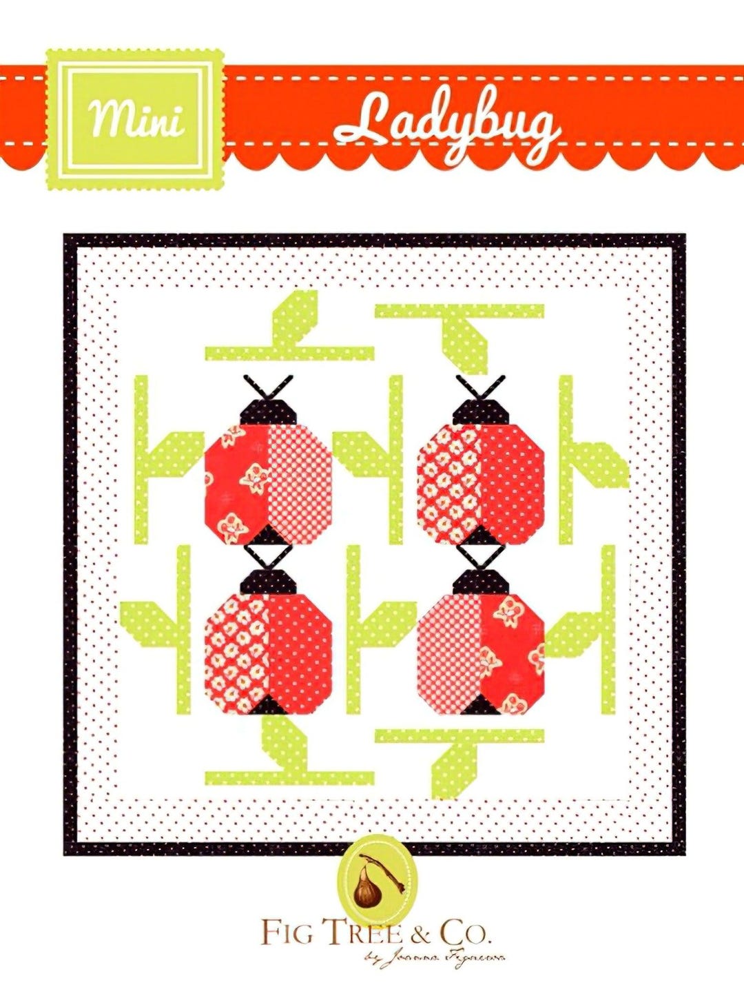 Mini Ladybug Quilt Pattern by Fig Tree Quilts - Etsy