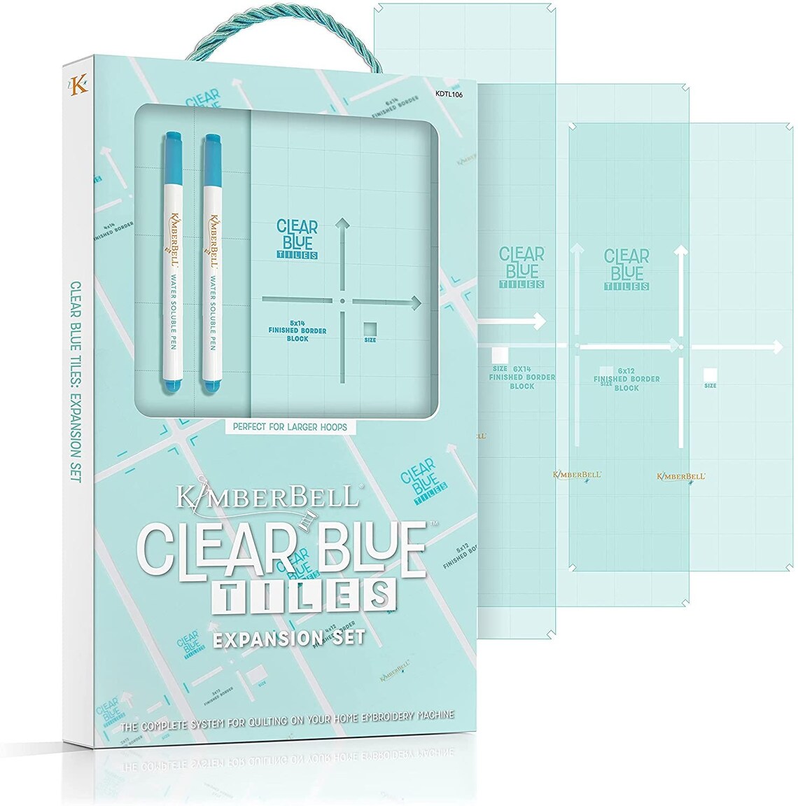 Clear Blue Tiles Expansion Pack by Kimberbell Machine - Etsy