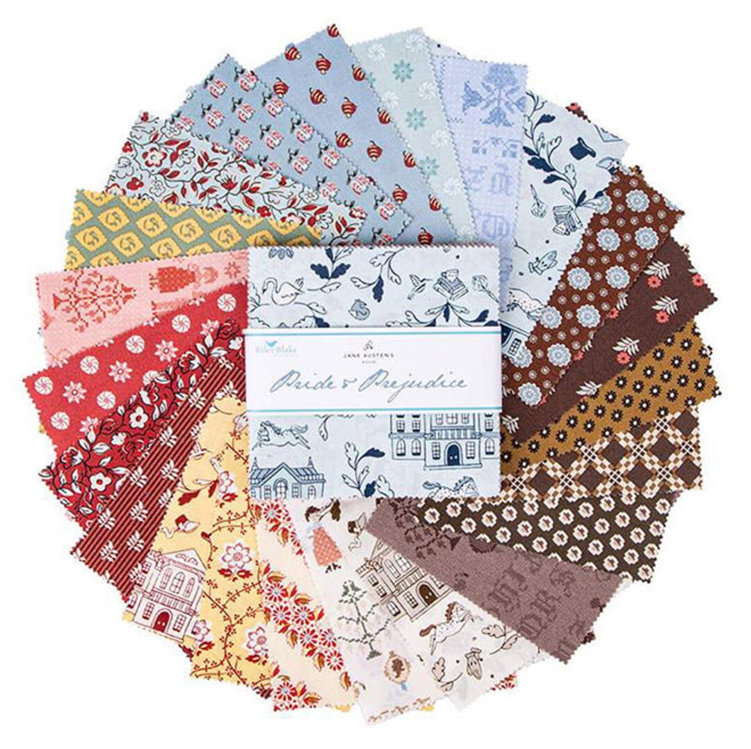 Pride and Prejudice by Riley Blake Designs: 5" Stacker, 2.5" Rolie ...