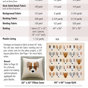 The Puppies Quilt Pattern by Elizabeth Hartman, Dog Quilt Pattern for ...