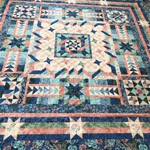 Tranquility Quilt Pattern by Wing and a Prayer Blue Quilts - Etsy