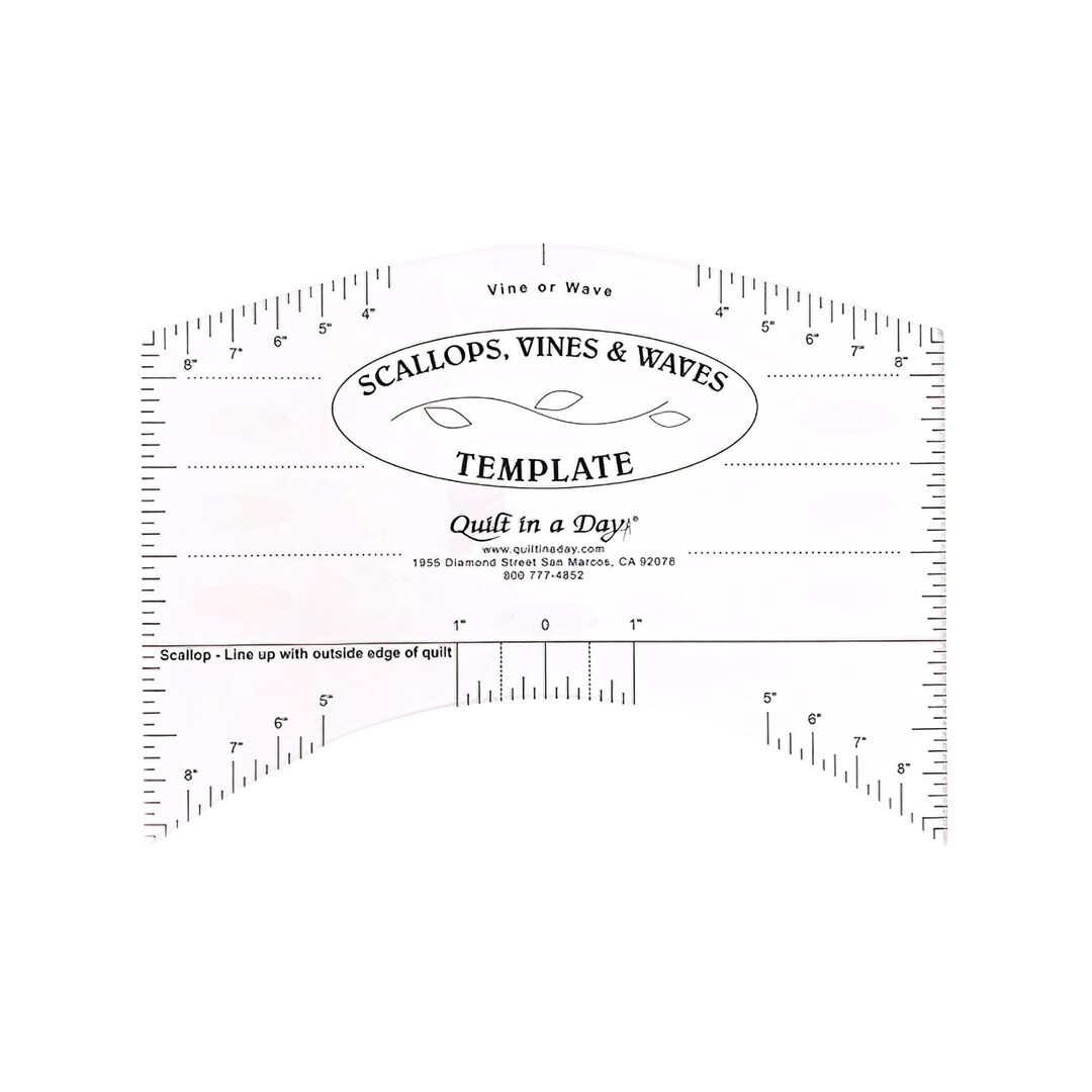 Scallops, Vines & Waves, Template, Ruler, Curved Borders, Cute Borders ...