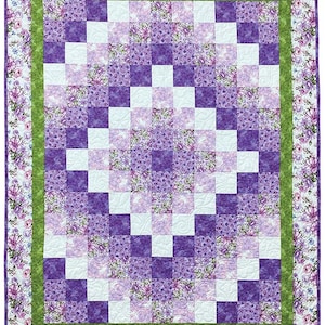 Trip Around the World Quilt Pattern by Eleanor Burns - Quilt in a Day ...